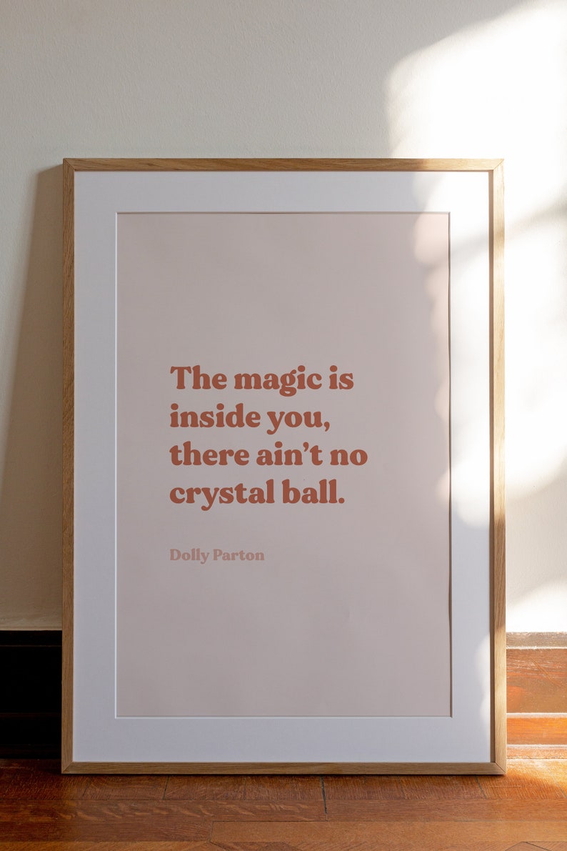 Printable Dolly Parton Poster, Quote Wall Art, Feminist Poster, Blush ...