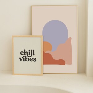 Chill Vibes, Aesthetic Room Decor, Wall Art Quotes, Black and White ...