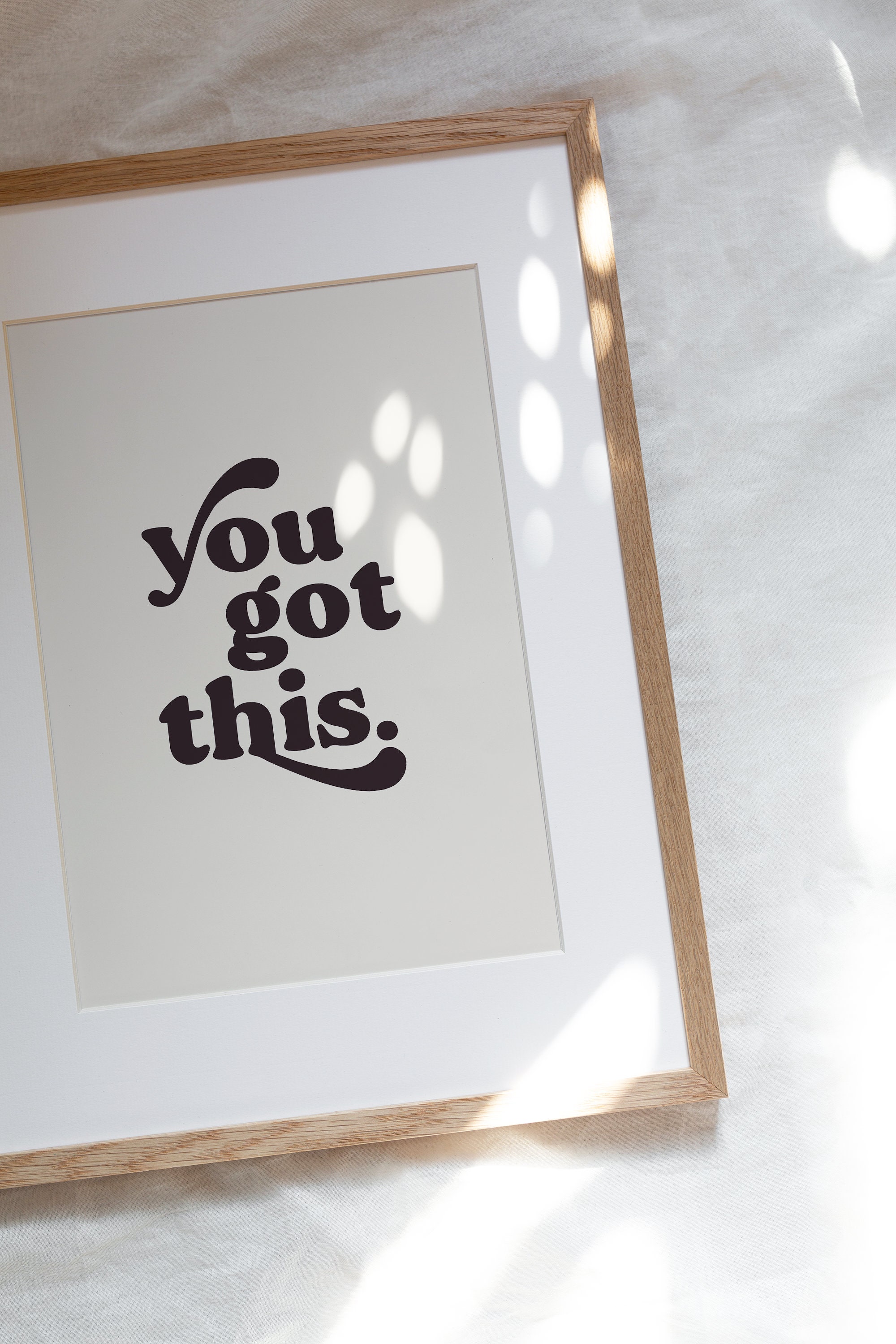 You Got This Print Black and White Wall Art Home School | Etsy