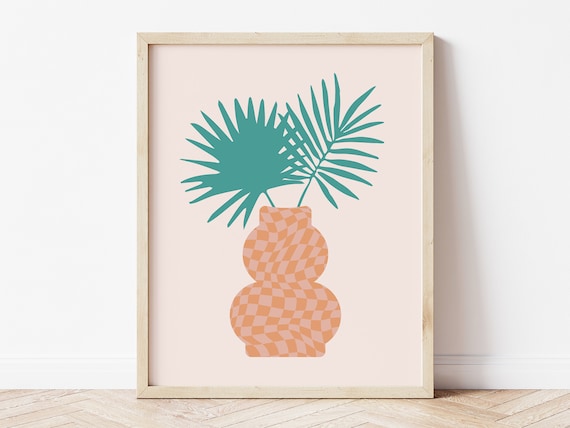 Checkered Printable Retro Checker Print Checkered Wall Art - Etsy