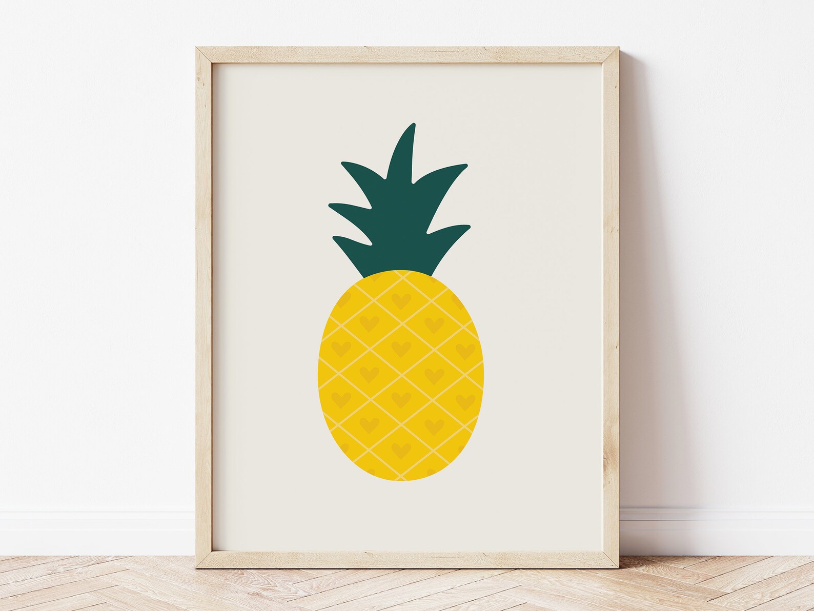 Pineapple Print Pineapple Decor Tropical Decor Kitchen | Etsy