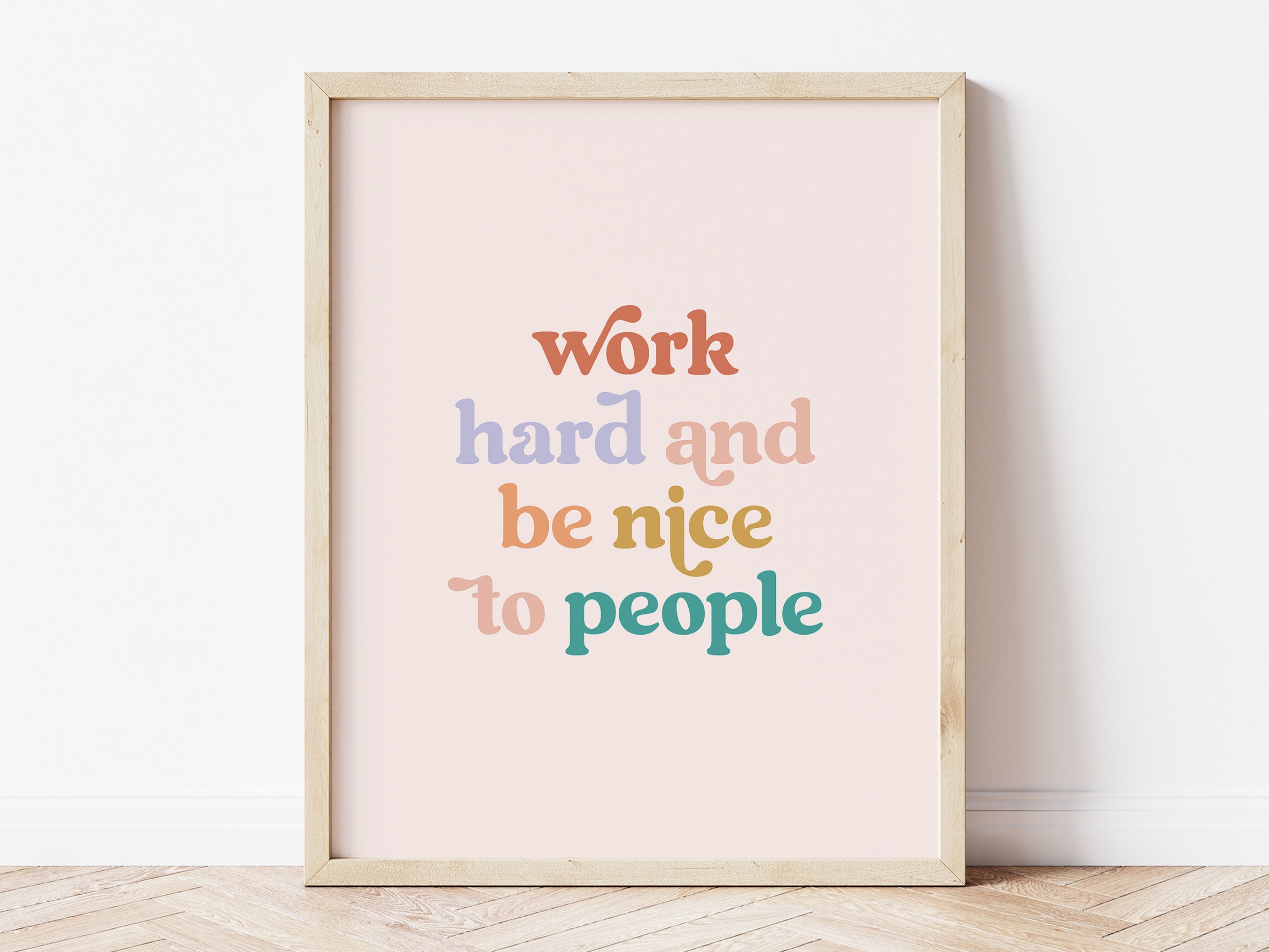 Work Hard And Be Nice To People Cover Photo