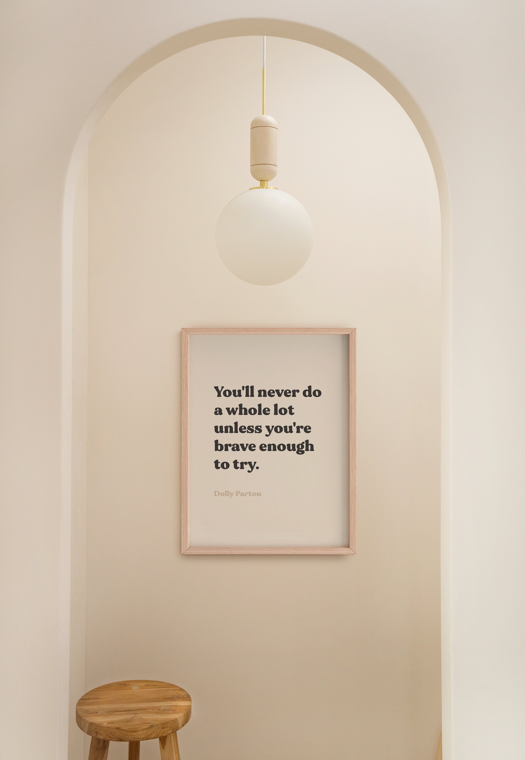 Printable Dolly Parton Poster, Quote Wall Art, Feminist Poster, Neutral ...