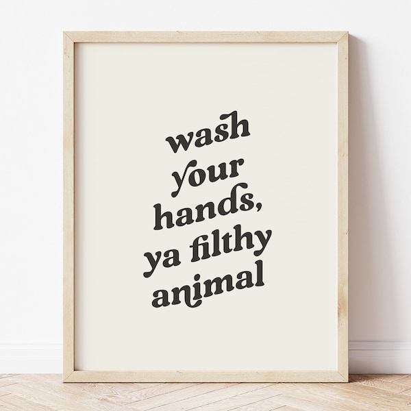 Animal Typography - Etsy