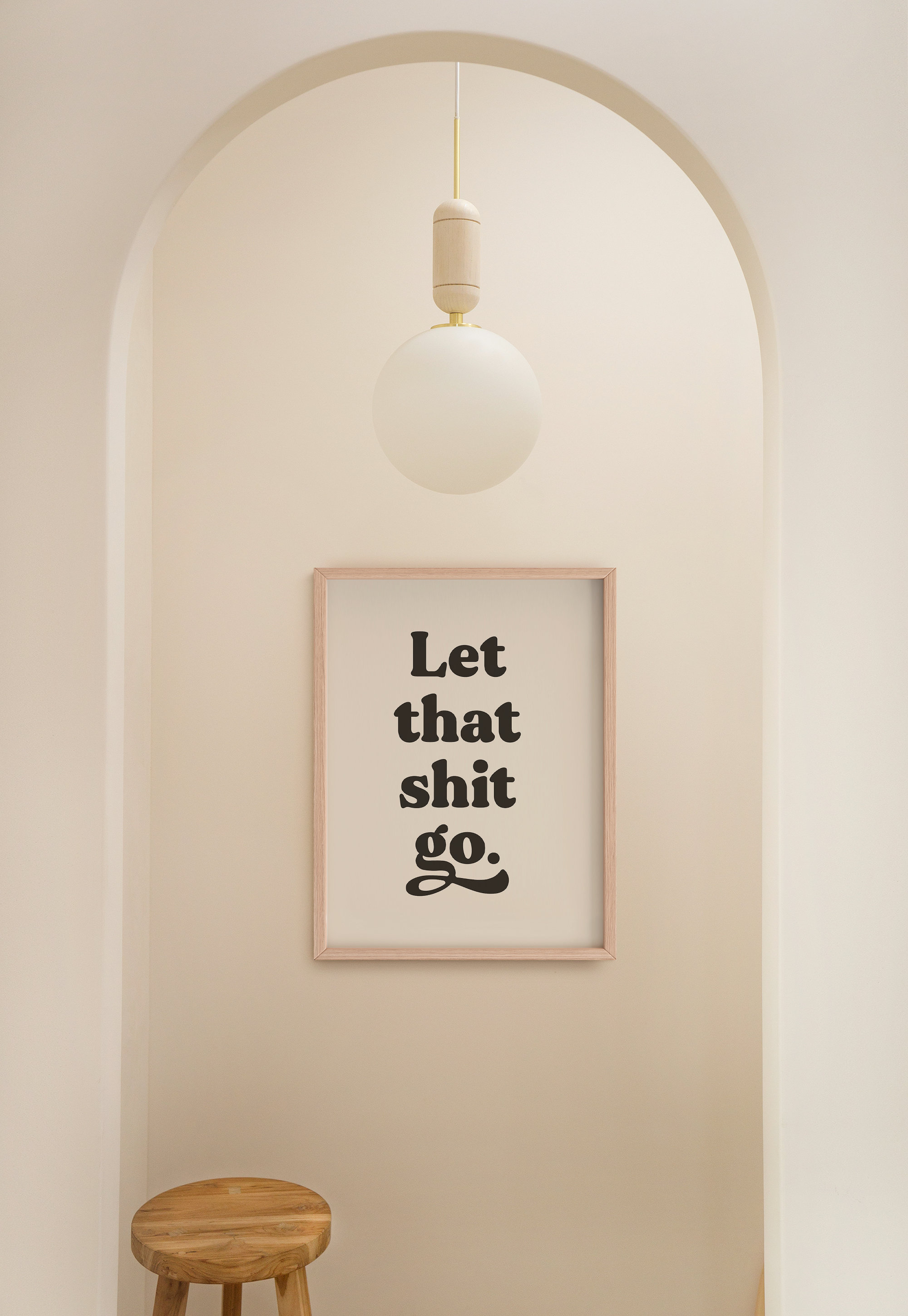 Let That Shit Go Wall Art Bathroom Decor Bathroom Prints - Etsy