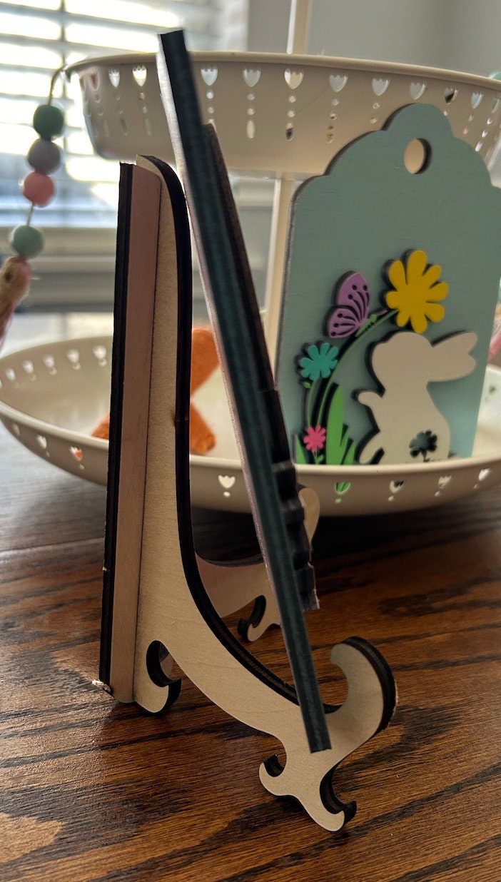 Laser Cut Easel Stand & Kickstands, Sign or Frame Display,glowforge ...