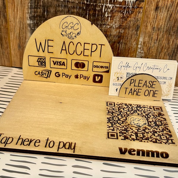 Qr Code Square Stand - Etsy