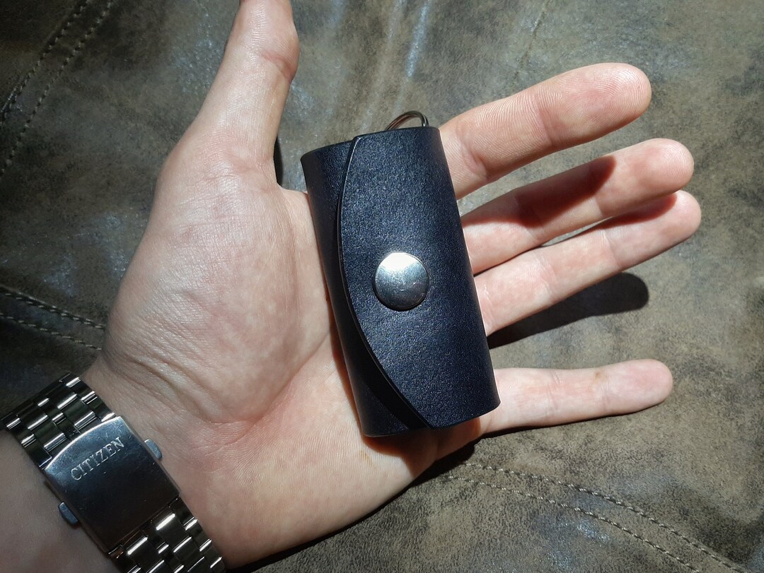 Handmade, Black, Leather Key Case. - Etsy