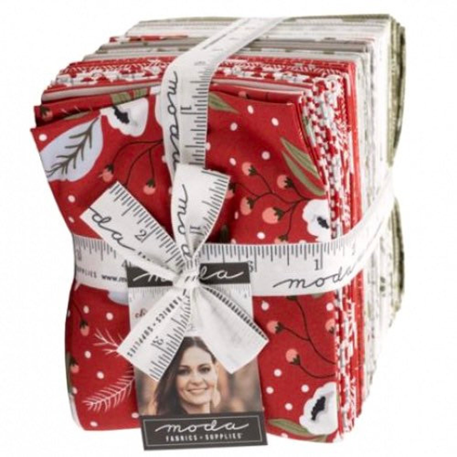 Christmas Morning Fat Quarter Bundle: Handcut Floral Cotton Fabric - Etsy