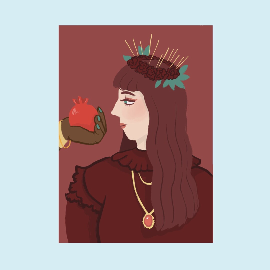 Persephone / Proserpina A5 Art Print - Etsy