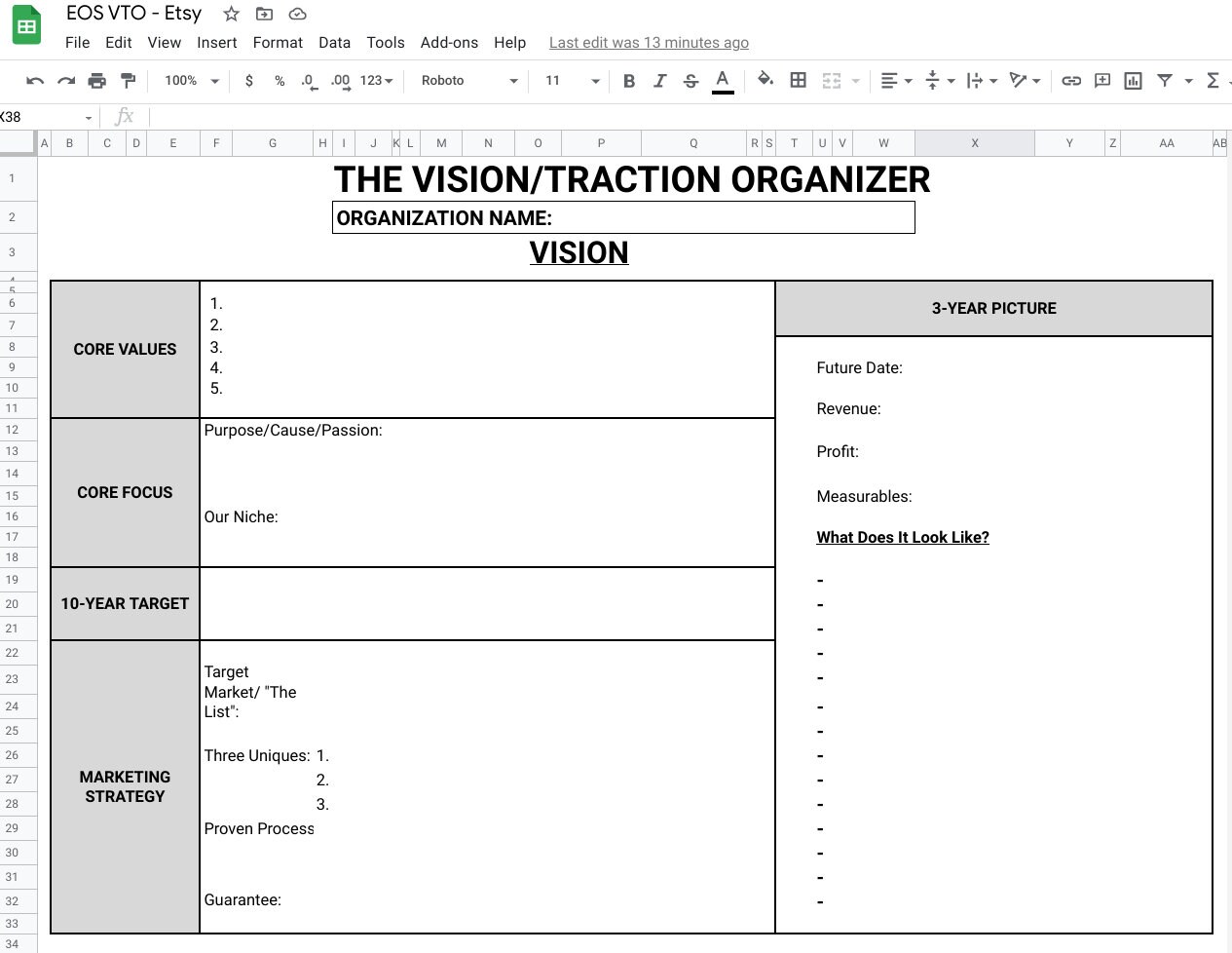 Eos Traction Templates Printable Templates