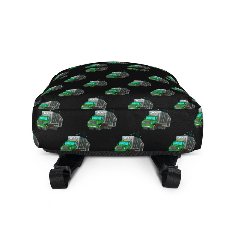 Garbage Truck Backpack, Garbage Truck Pattern School Bag, Travel ...