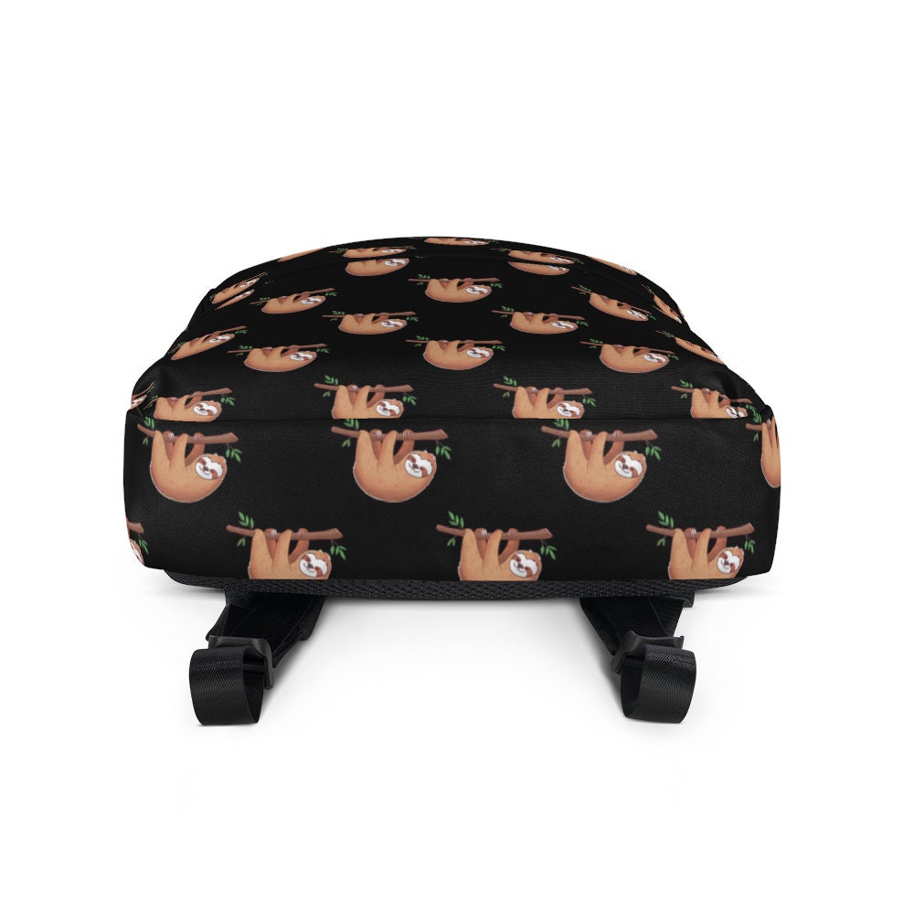 Sloth Backpack Sloth Pattern School Bag Travel Backpack - Etsy