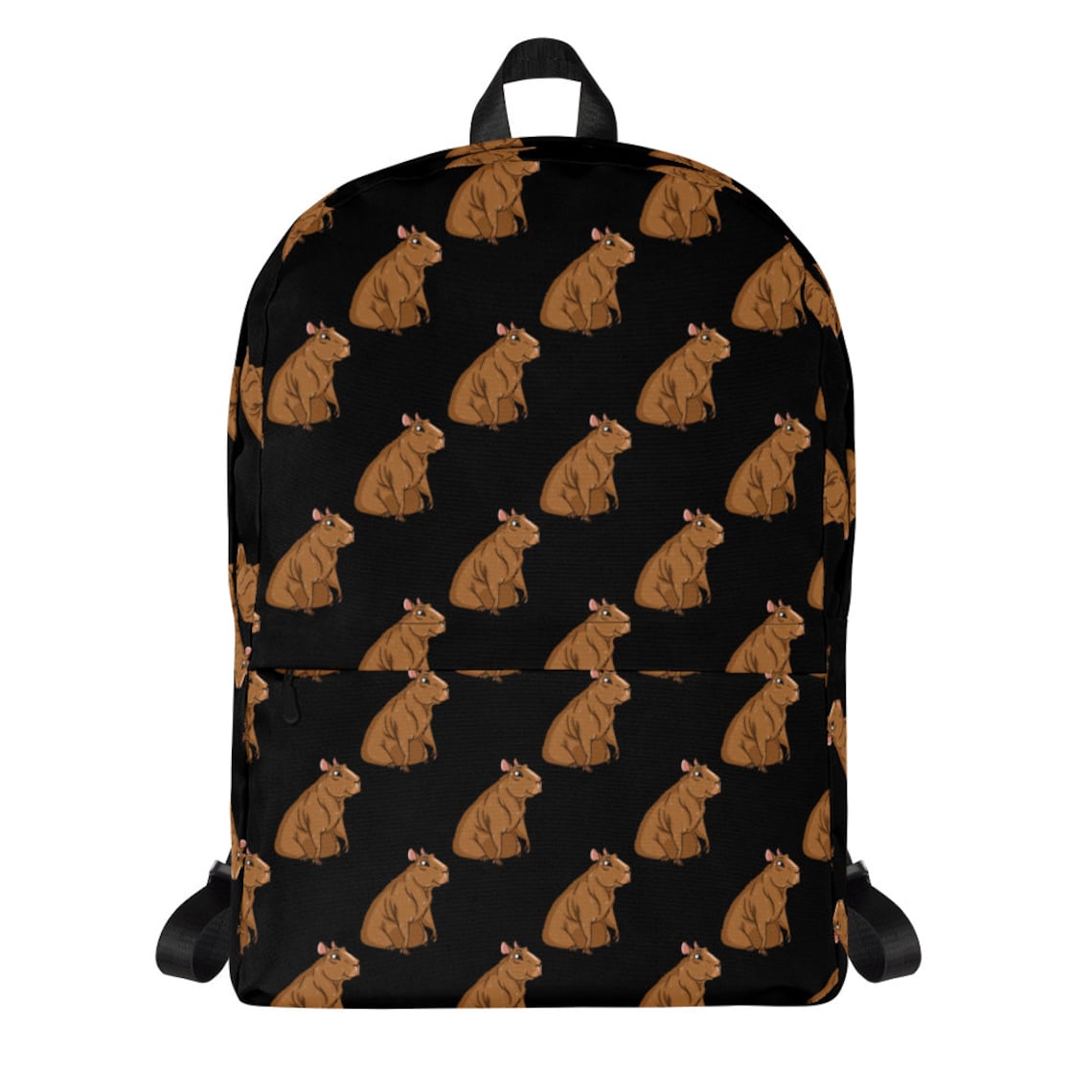 Capybara Backpack Cute Capybara Pattern School Bag Travel - Etsy