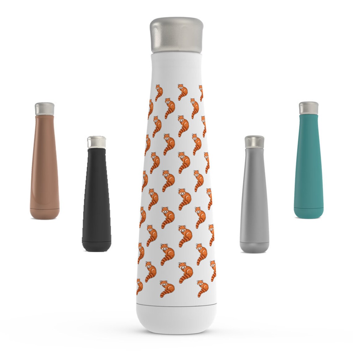 Red Panda Peristyle Water Bottle Red Panda Lover Water | Etsy