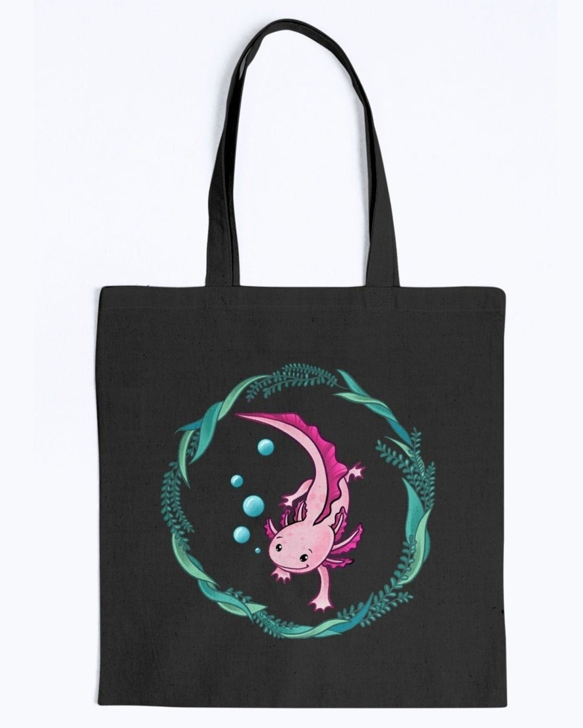 Axolotl Tote Bag, Axolotl Bag Gift, Co Worker Office Gifts, Axolotl ...