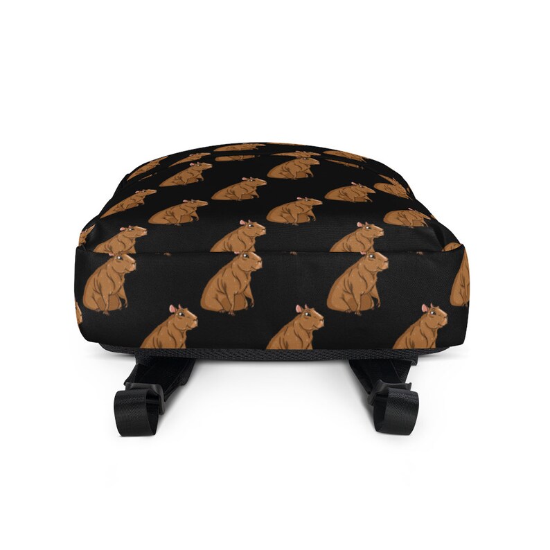 Capybara Backpack Cute Capybara Pattern School Bag Travel - Etsy