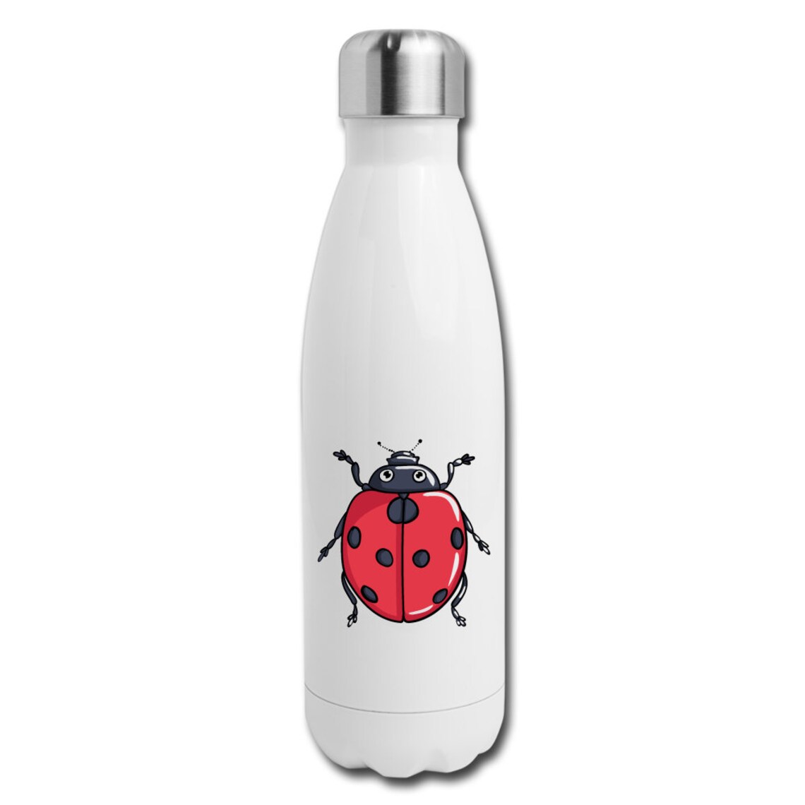 Ladybug Water Bottle, Stainless Steel 17 Oz Water Bottle, Ladybug Lover ...