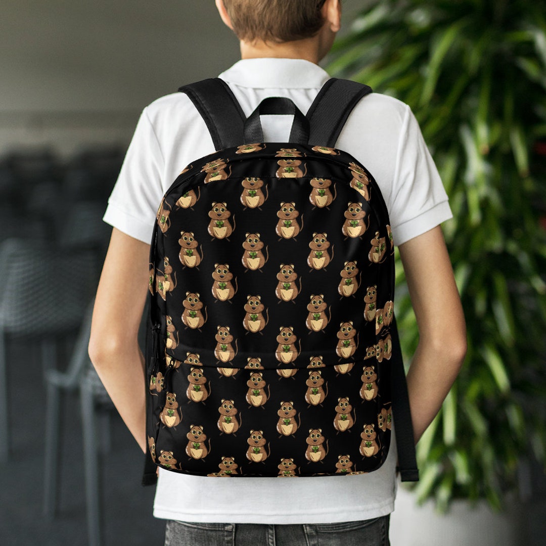 Quokka Backpack, Quokka Pattern School Bag, Travel Backpack, College ...