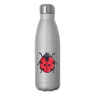 Ladybug Water Bottle, Stainless Steel 17 Oz Water Bottle, Ladybug Lover ...