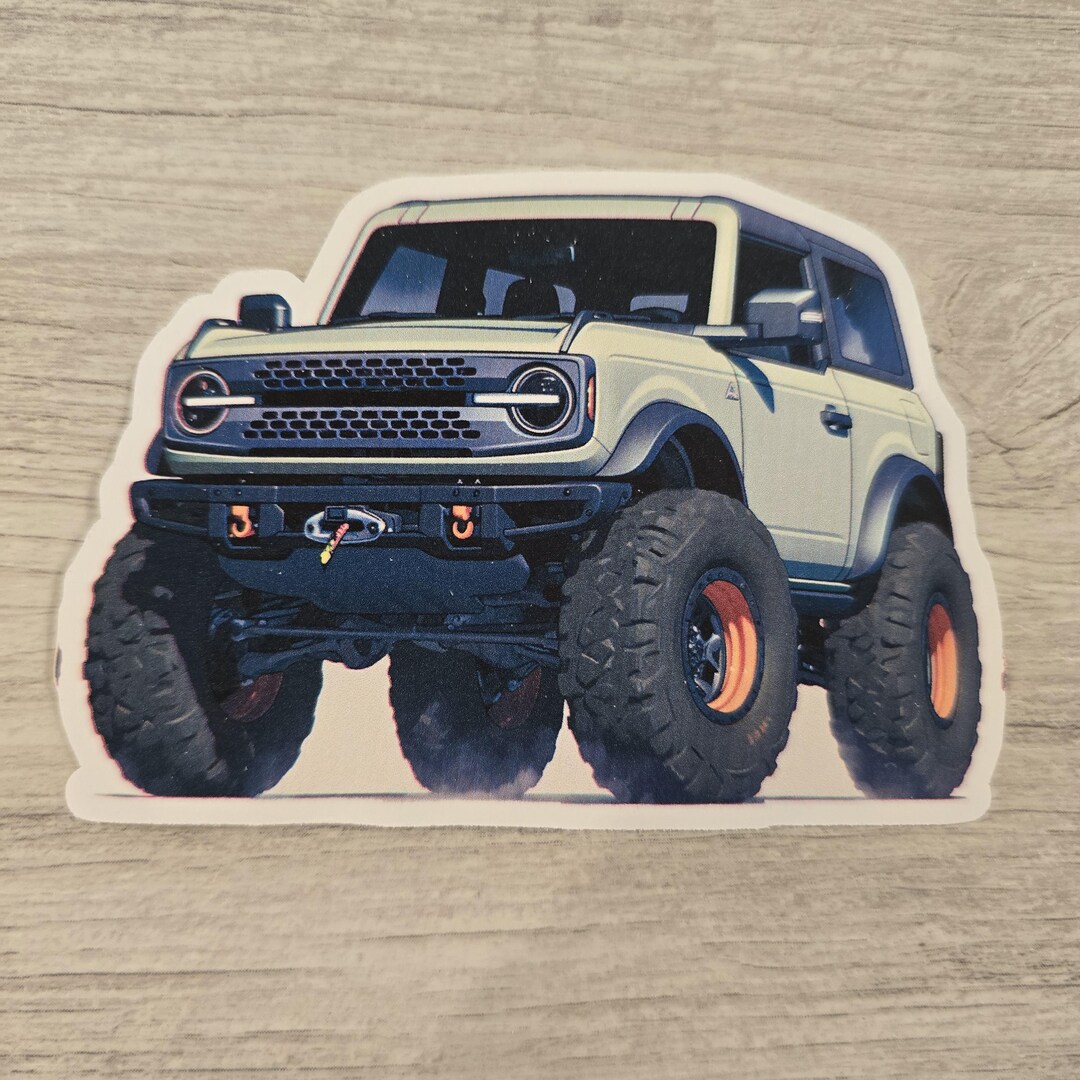 Ford Bronco off Roader Sticker 4 Inches. - Etsy