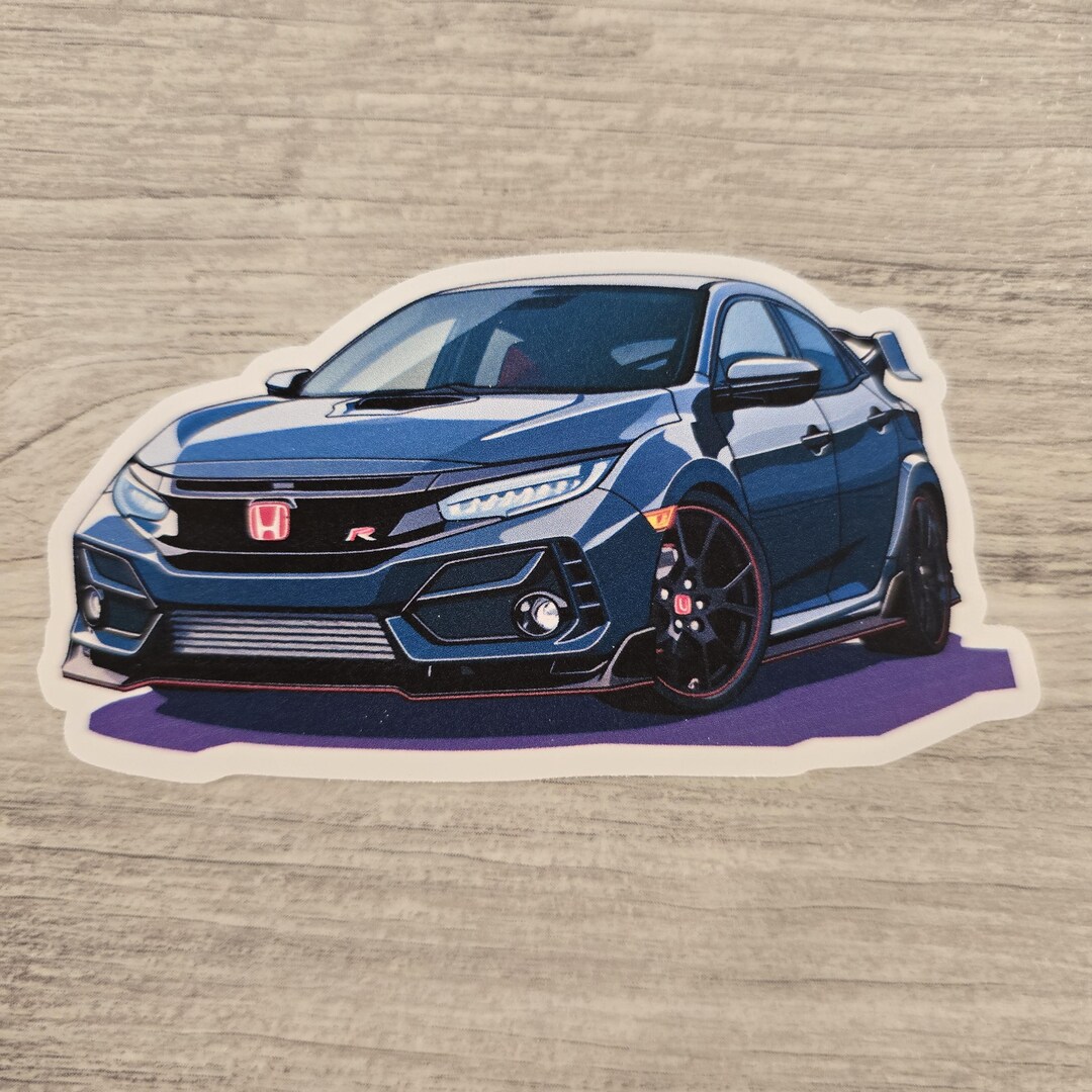 Honda Civic Type R Sticker 4 Inches. - Etsy