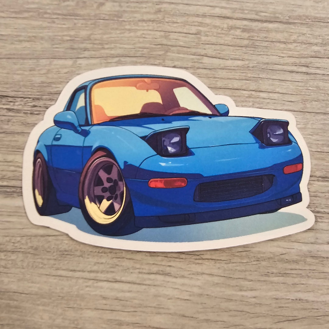Mazda Miata Sticker 3 Inches. - Etsy