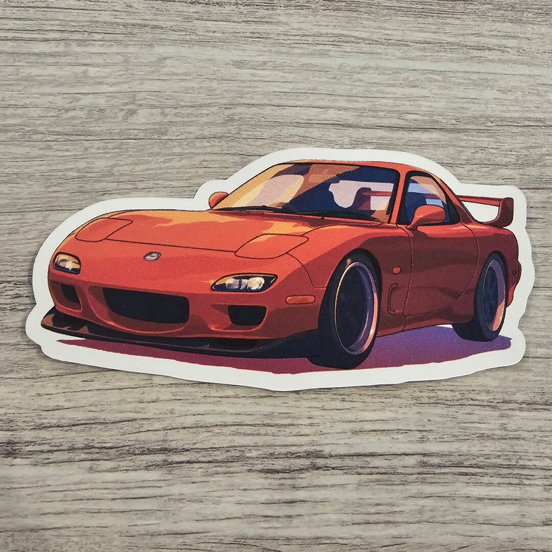 Mazda FD RX-7 Sticker 4 Inches. - Etsy