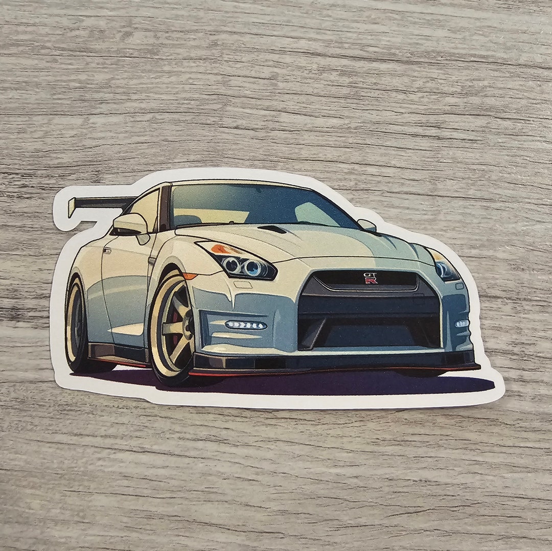Nissan GTR Godzilla Sticker 4 Inches. - Etsy