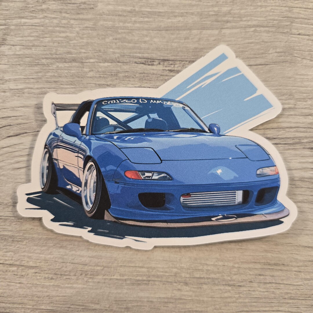 Mazda Miata Sticker 4 Inches. - Etsy