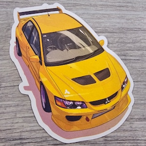Mitsubishi Lancer Evolution Sticker 4 Inches. - Etsy