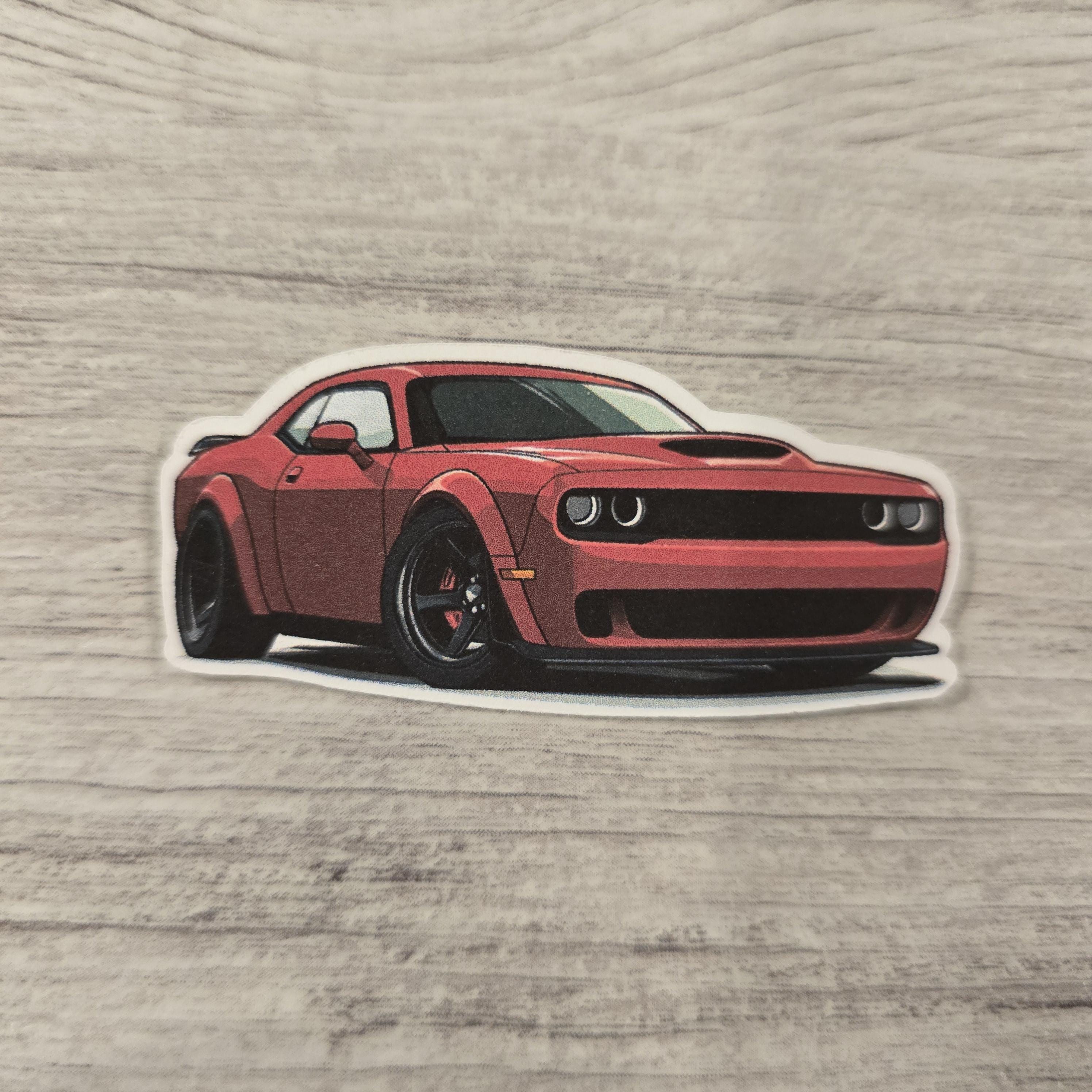 Dodge Challenger Sticker 4 Inches. - Etsy