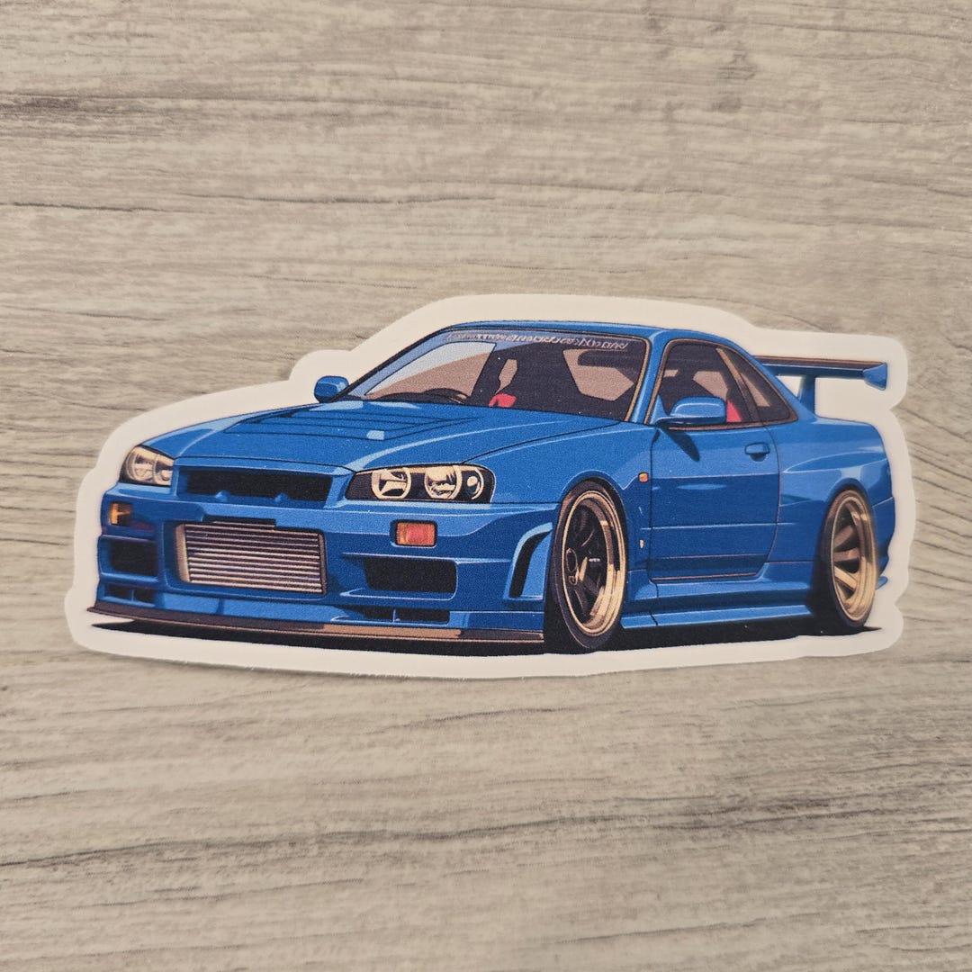 Nissan Skyline GTR Sticker 4 Inches. - Etsy