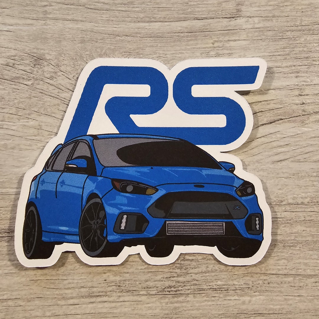 Hand Drawn Ford Focus RS Sticker 3 Inches. - Etsy