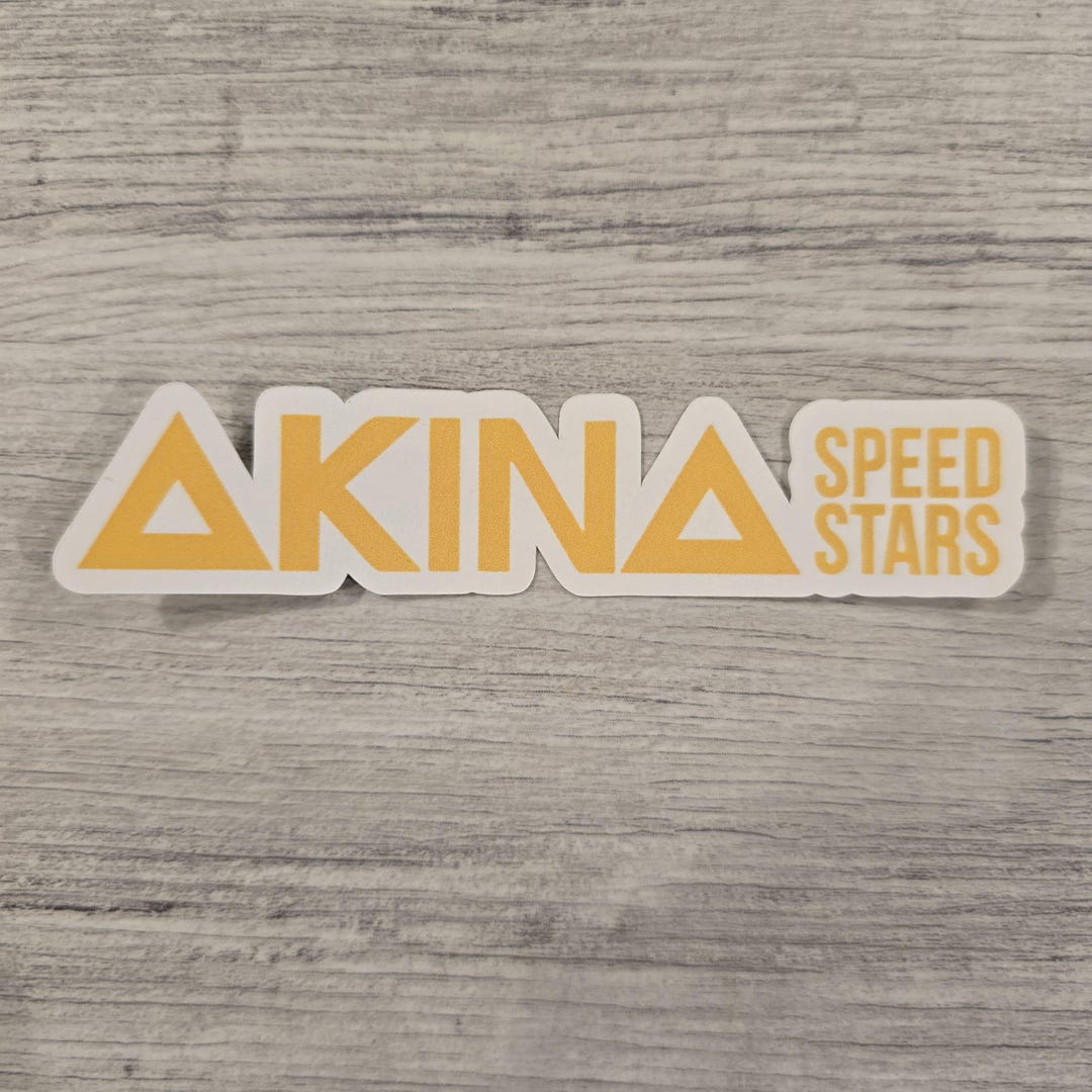 Initial D Anime Akina Speed Stars Sticker 4 Inches - Etsy