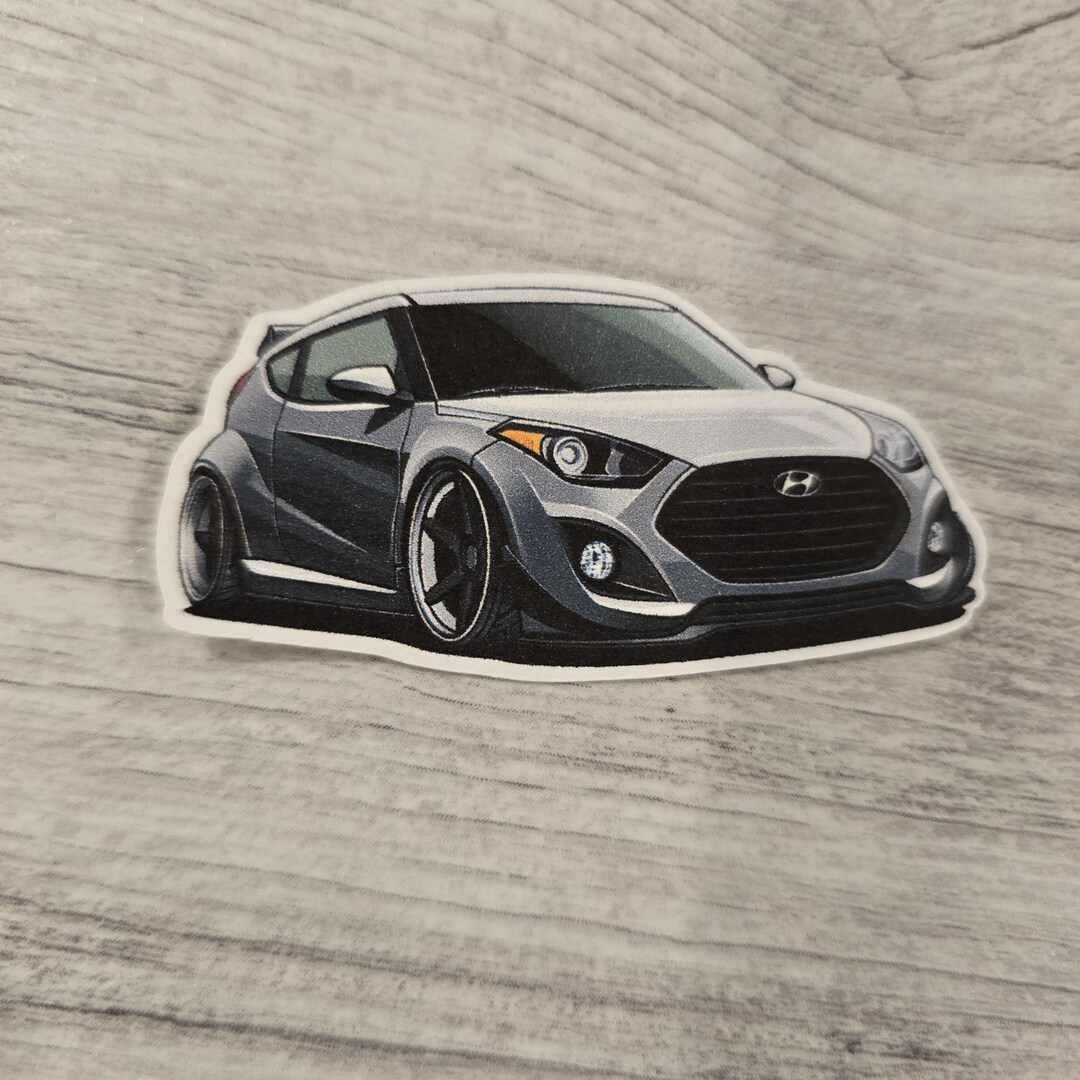 Hyundai Veloster Sticker 4 Inches. - Etsy