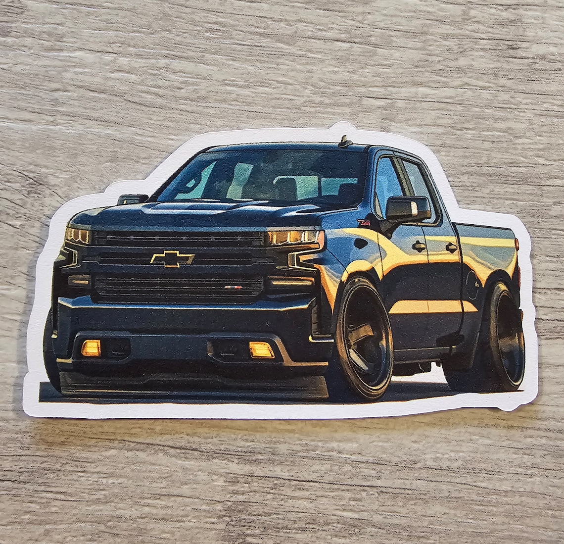 Chevy Silverado Lowered Sticker 4 Inches. - Etsy