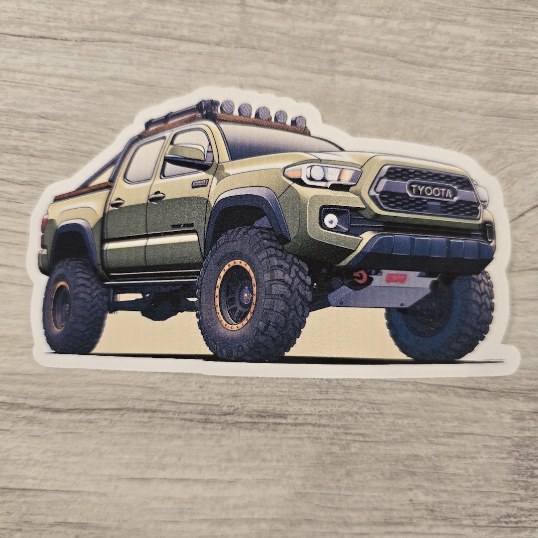 Toyota Tacoma off Roader Sticker 4 Inches. - Etsy