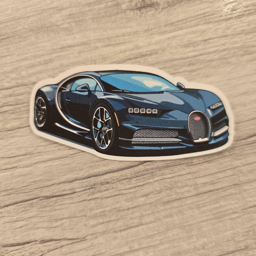 Bugatti Chiron Sticker 4 Inches. - Etsy