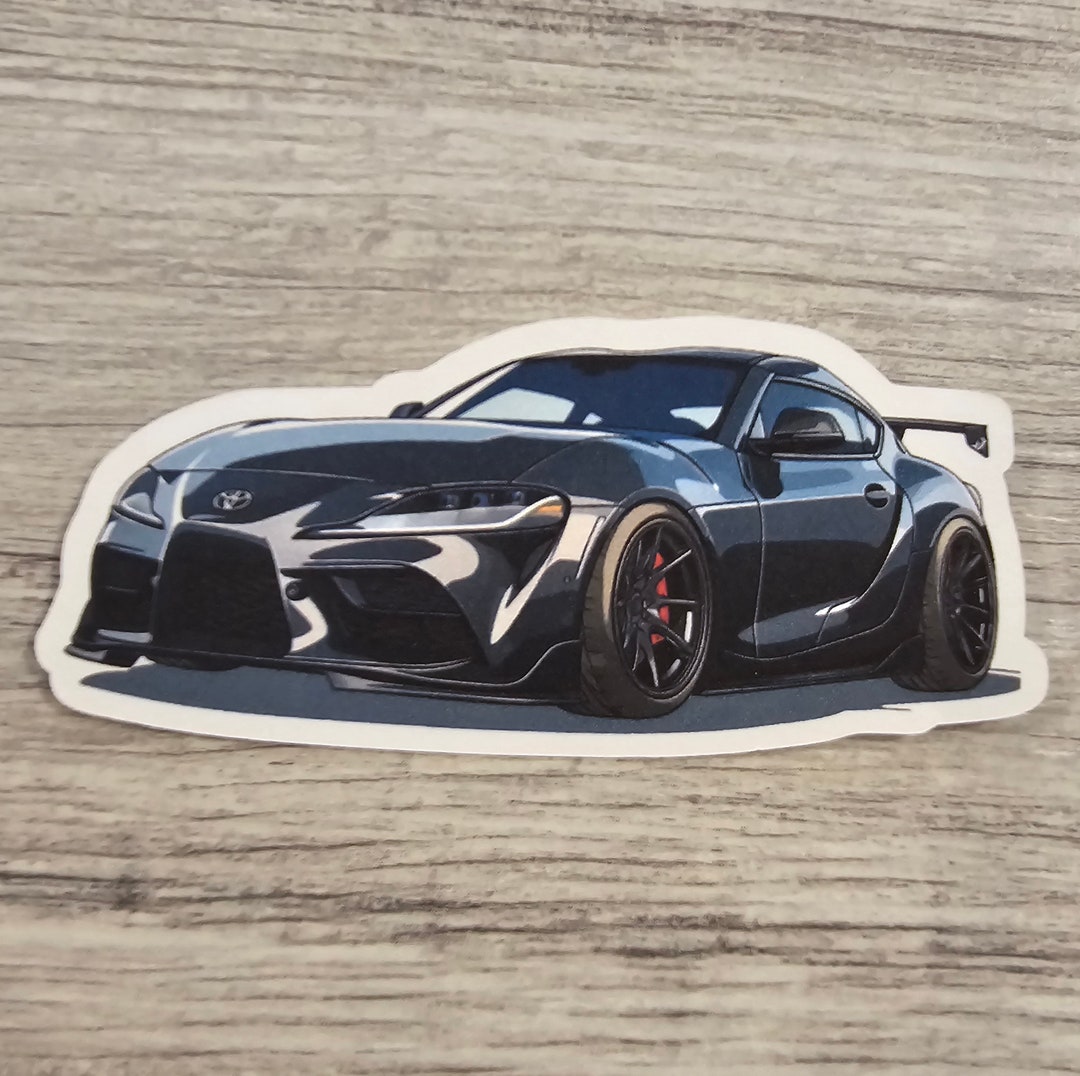 Toyota GR Supra Sticker 4 Inches. - Etsy