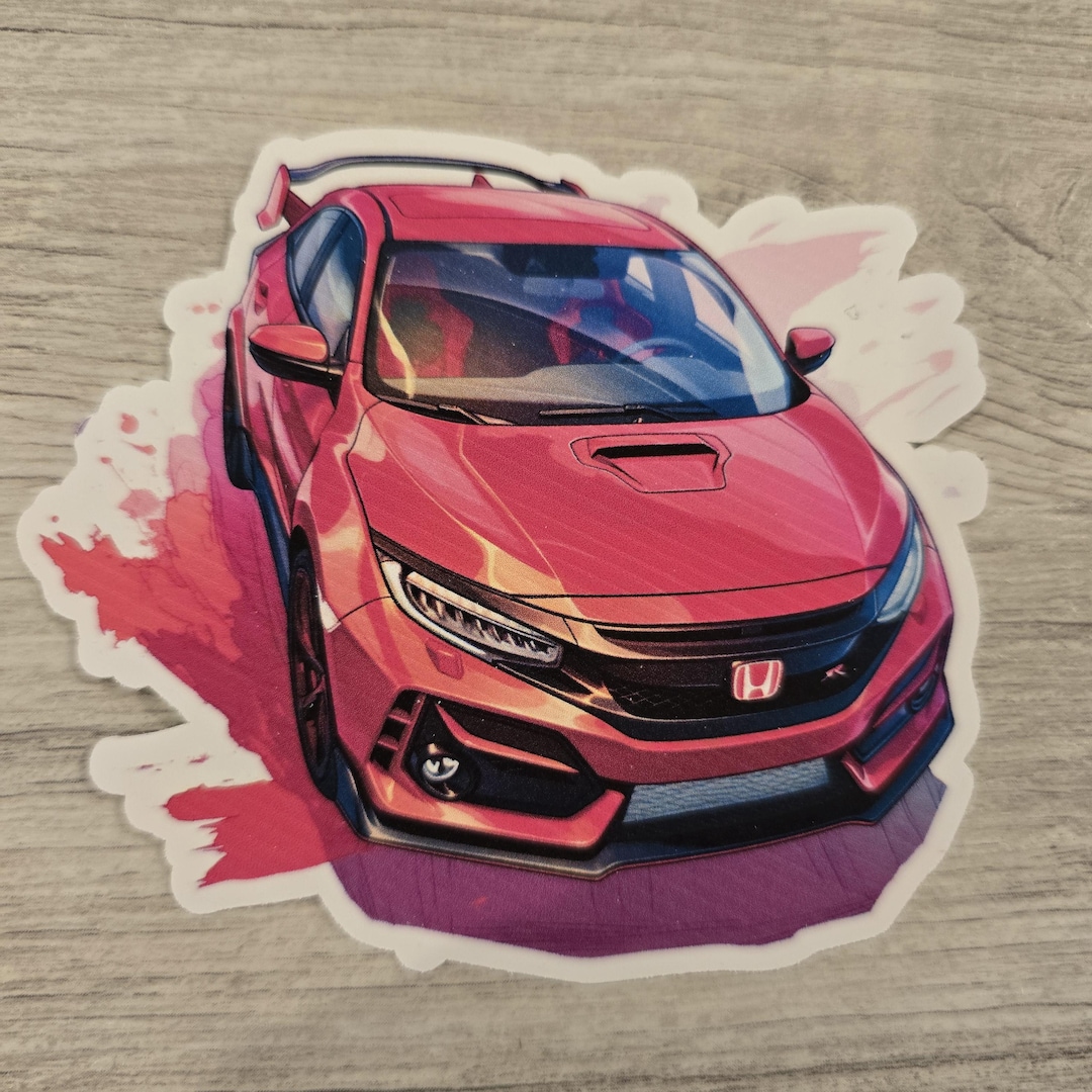Honda Civic Type R Sticker 4 Inches. - Etsy