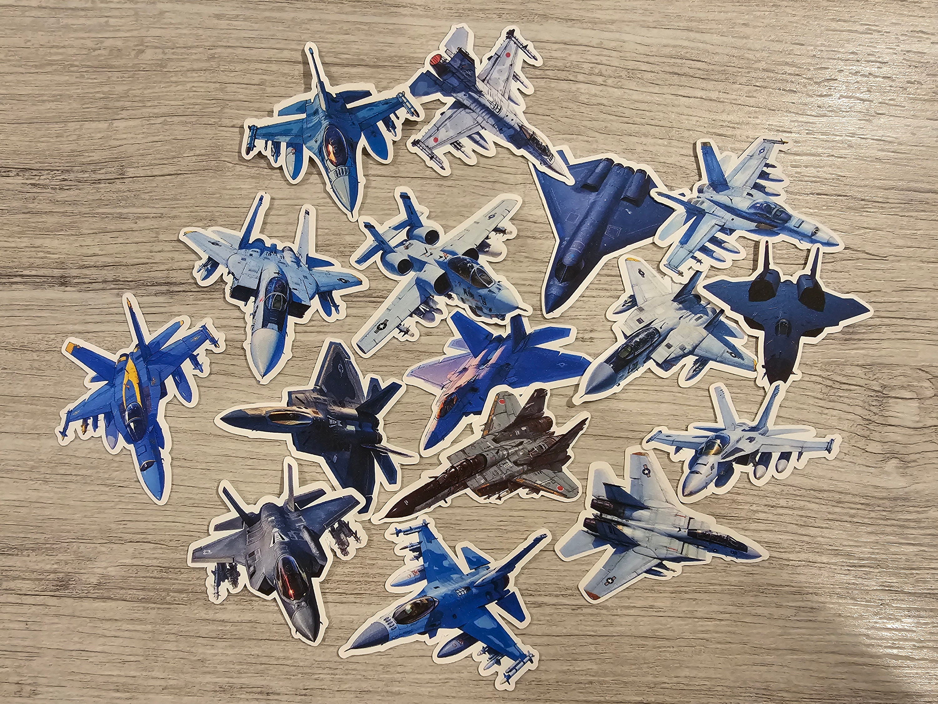 US Military Jet Aircraft Sticker Pack of 16 Stickers. 2.5 Inches. - Etsy