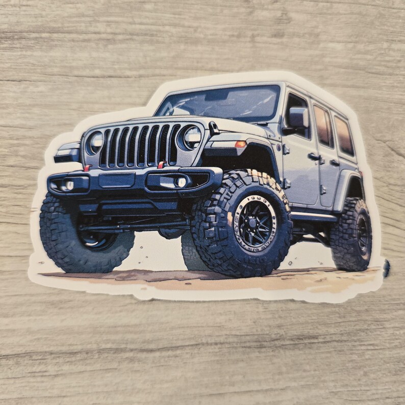 Jeep Wrangler off Roader Sticker 4 Inches. - Etsy