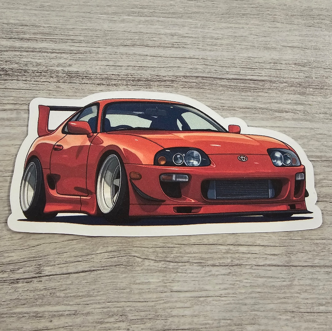 MK4 Toyota Supra Sticker 4 Inches. - Etsy