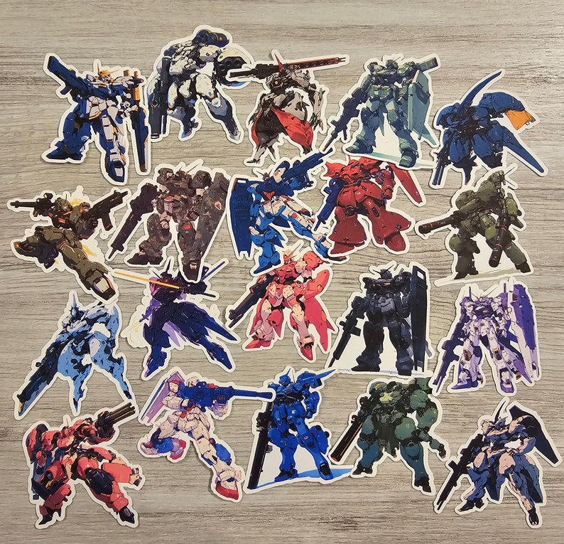 Anime Mech Pack of 20 Stickers. 2 Inches. - Etsy