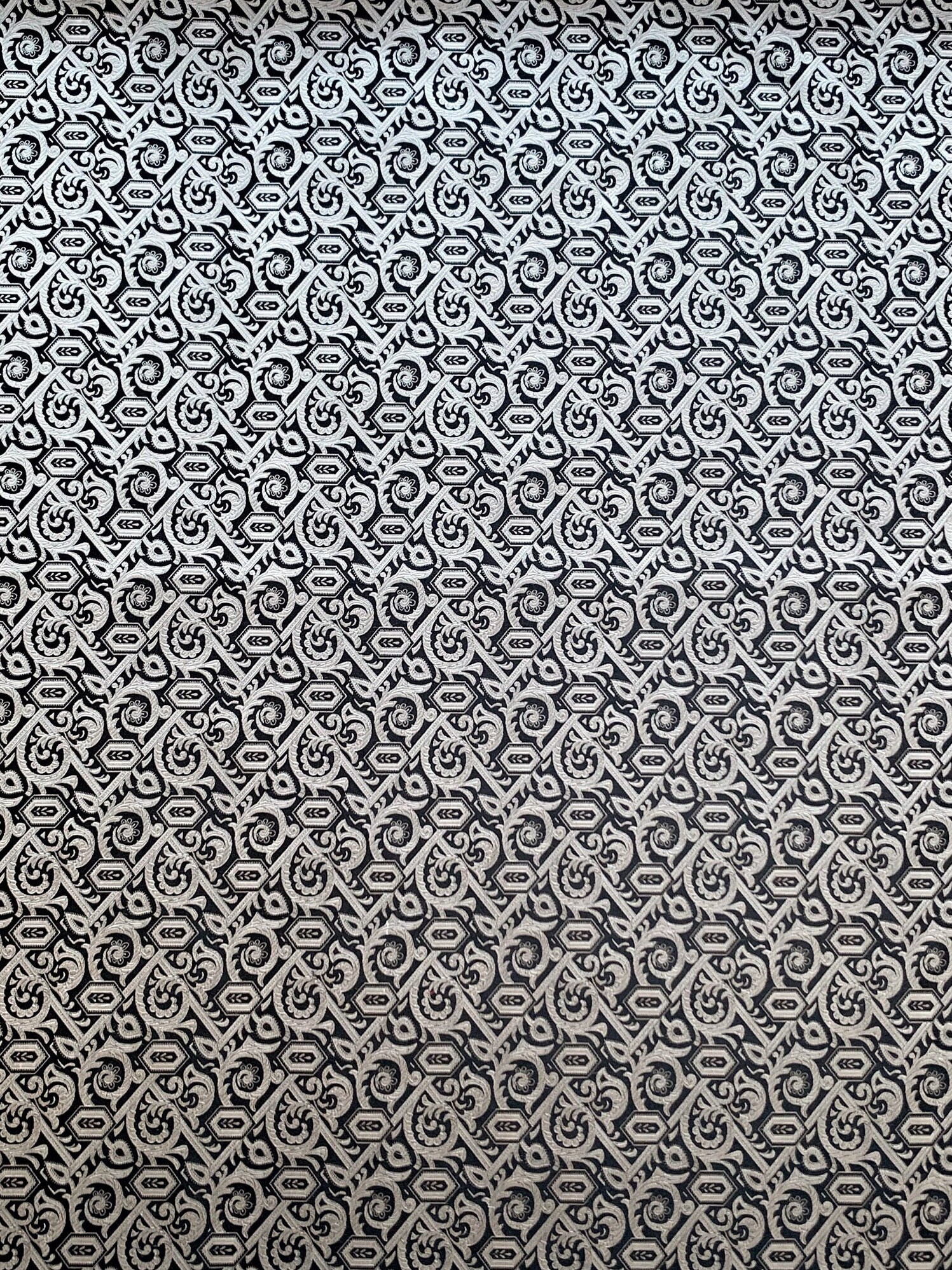 Cheval | Silk Brocade Fabric by the Half Yard, 55" Wide - Etsy