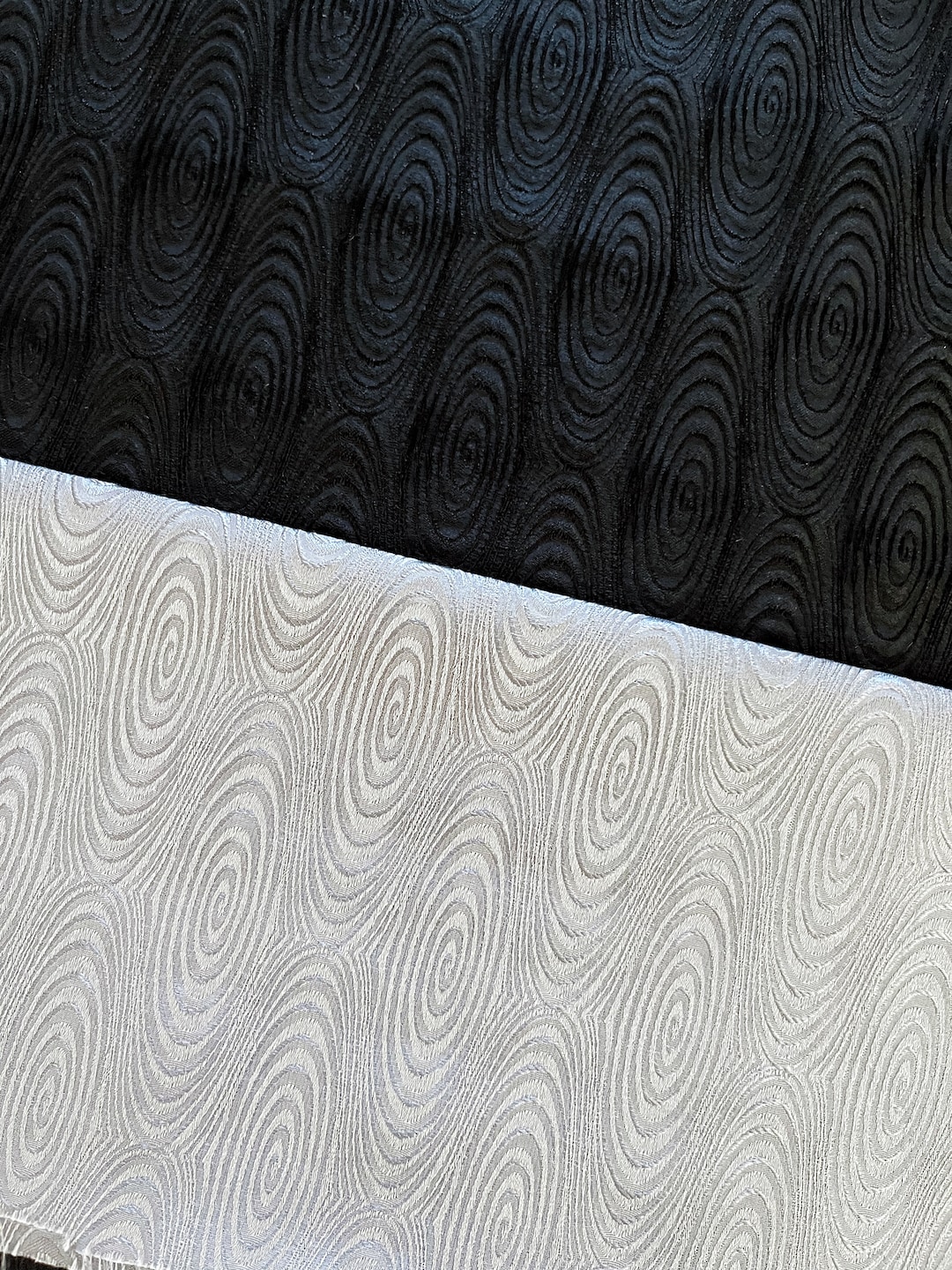 Moire | Silk Brocade Fabric by the Half Yard, 31" or 50" Wide | 2 ...