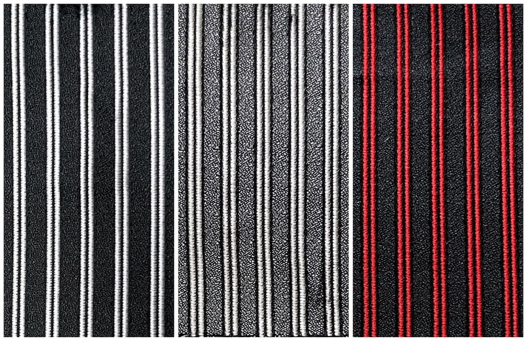 Shadow Stripe | Silk Brocade Fabric by the Half Yard, 50" Wide ...