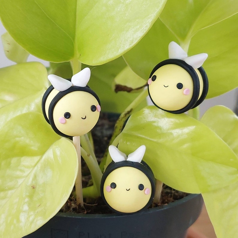 Bumble Bee Plant Pot Accessory Friend Pal House Plants - Etsy UK