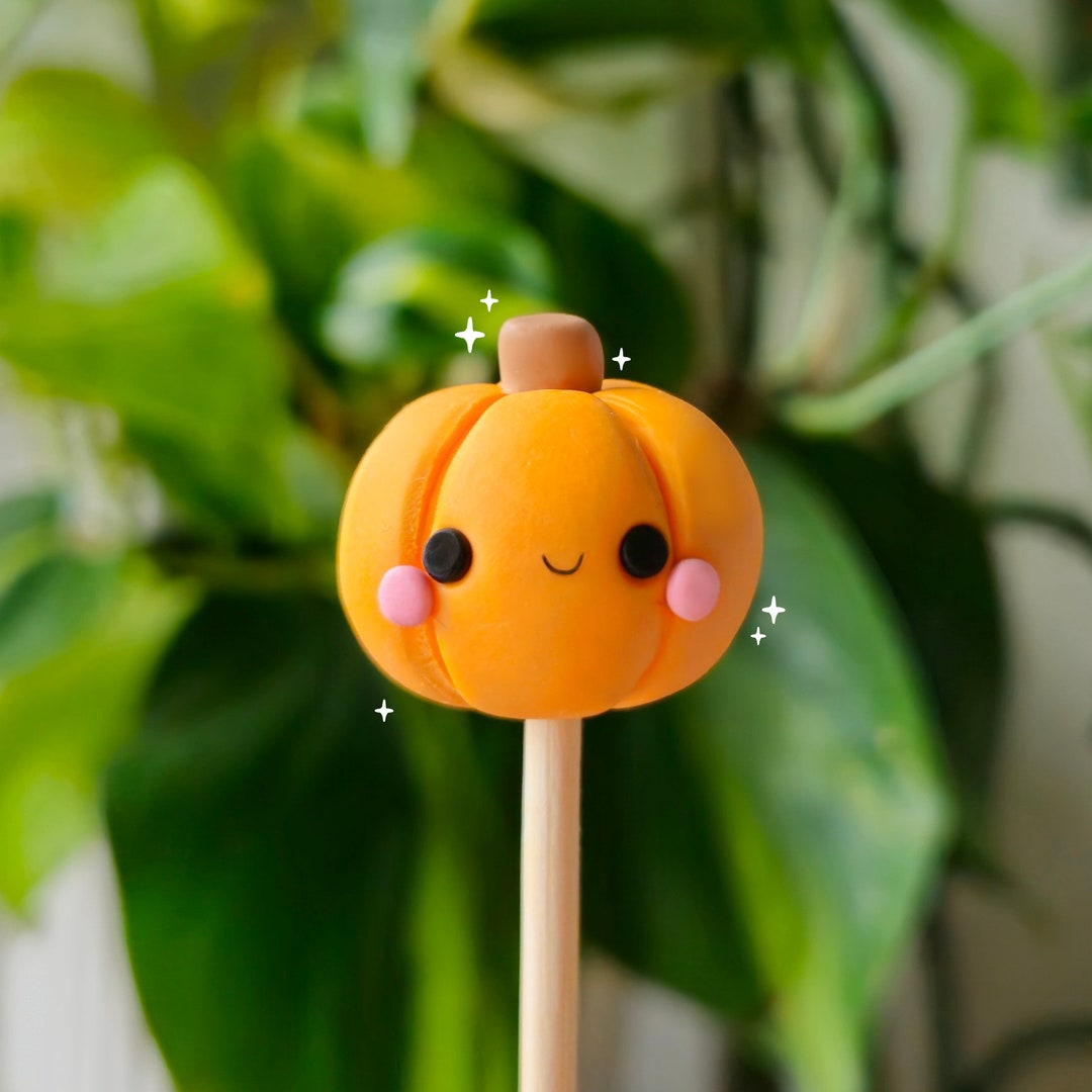 Pumpkin Plant Buddy, Pot Pal, Friend, Cute, Kawaii, Home Garden Decor ...